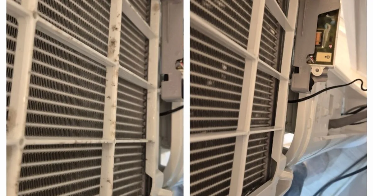 겉으로도 곰팡이가 보이던 에어컨이 깔끔해졌어요 여름 오기 전에 미리 청소해놔서 든든해요 숨고 숨은고수